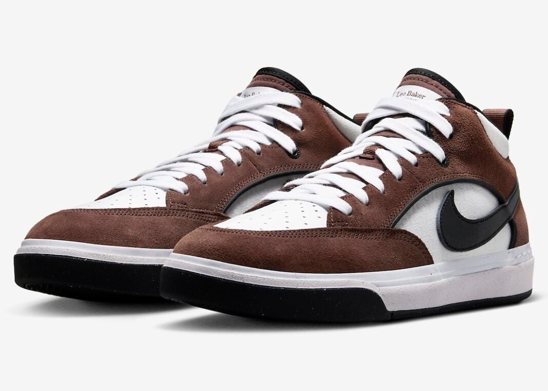 Nike SB React Leo, light chocolate / white / black | Beyond